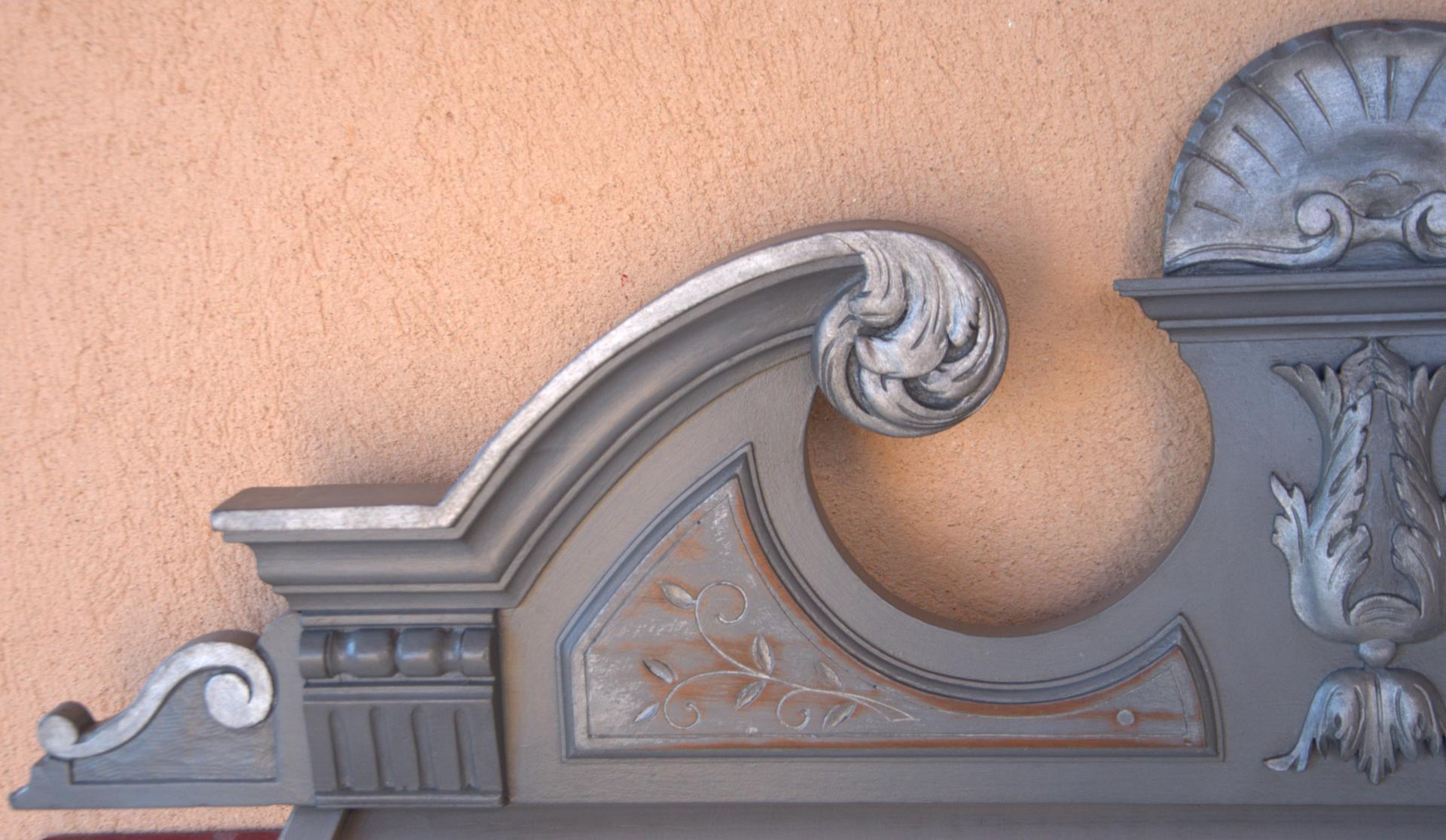 Fronton de porte XIXème - Mes patines adorées